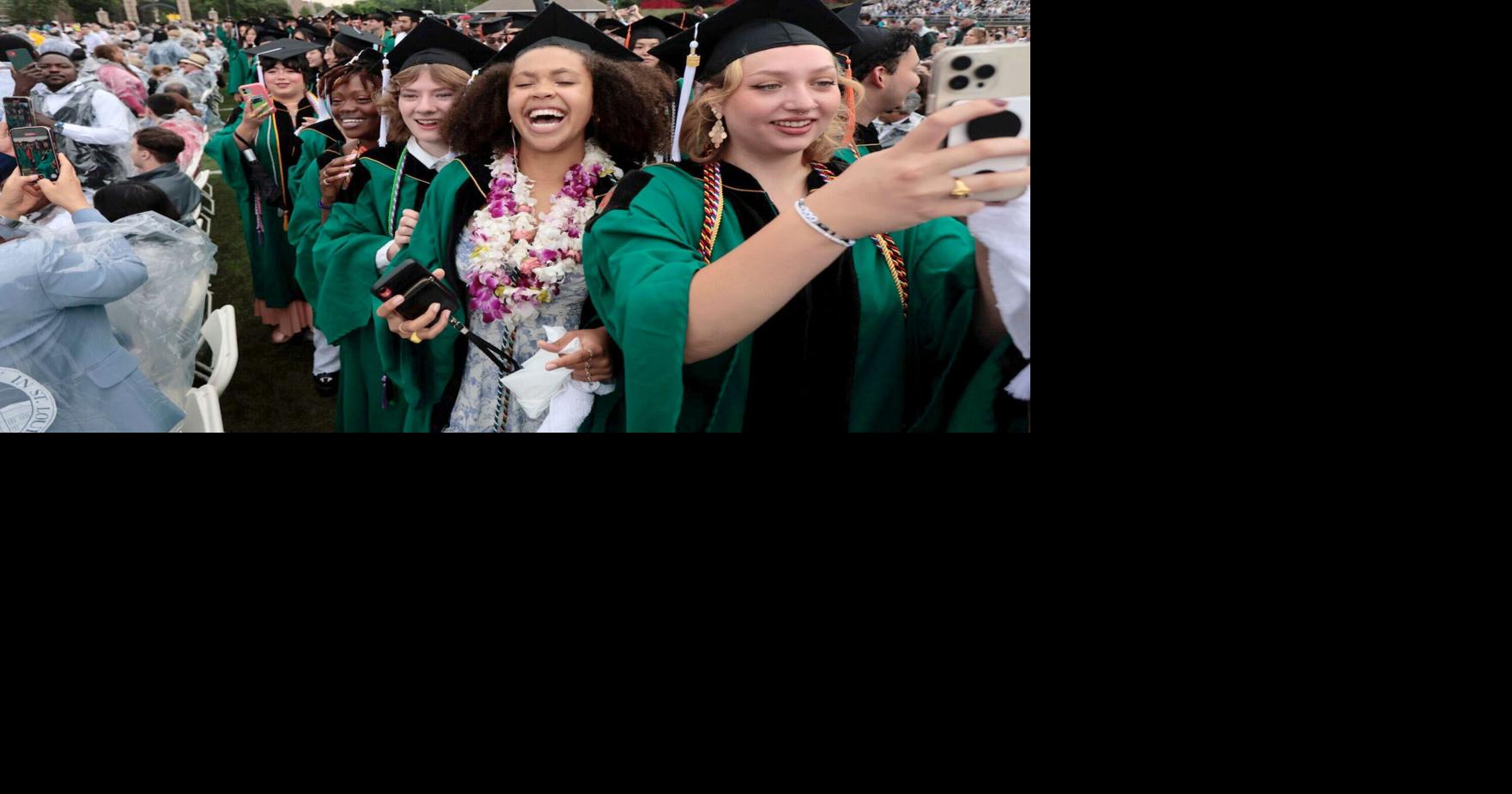 Pomp and Circumstance at Washington University commencement ceremony