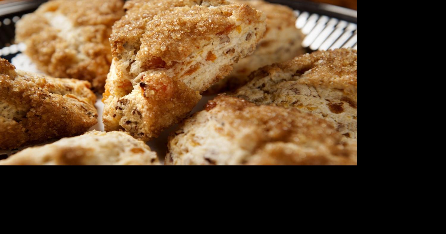 The Barn's Sugared Apricot Scones