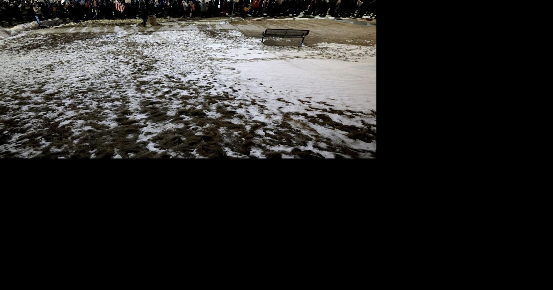 Anti-ICE protesters gather in downtown St. Louis