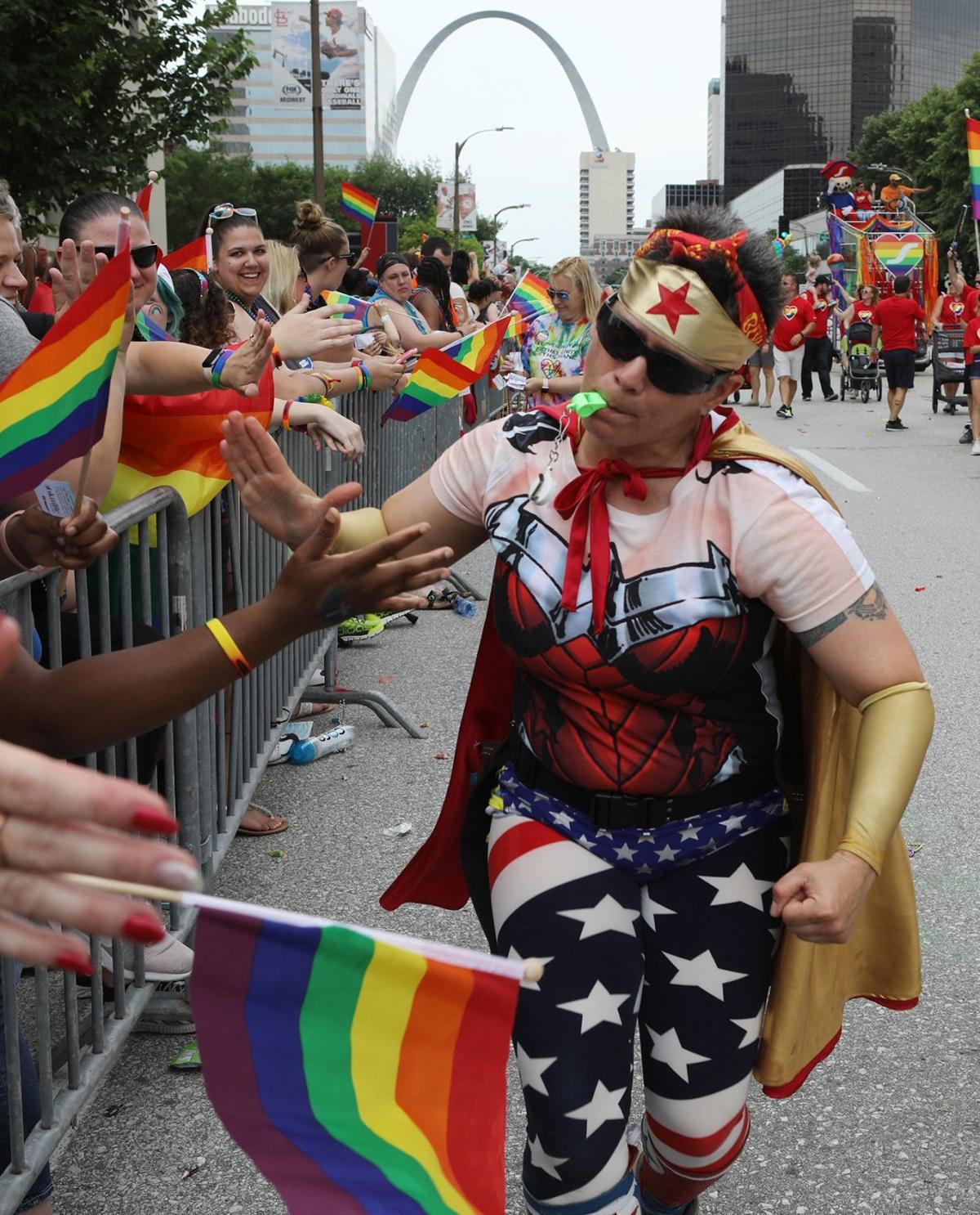 A blast of color downtown, as St. Louis celebrates PrideFest with a parade