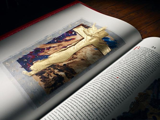 Expensive, gilded Bible finds home at St. Louis Cathedral Basilica