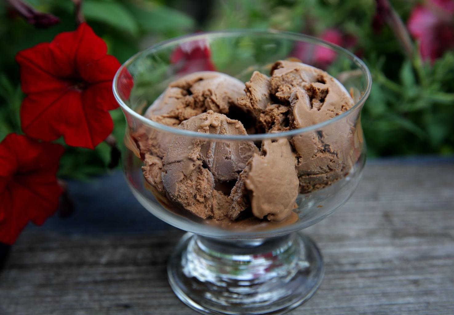 Dark Chocolate-Chile Ice Cream