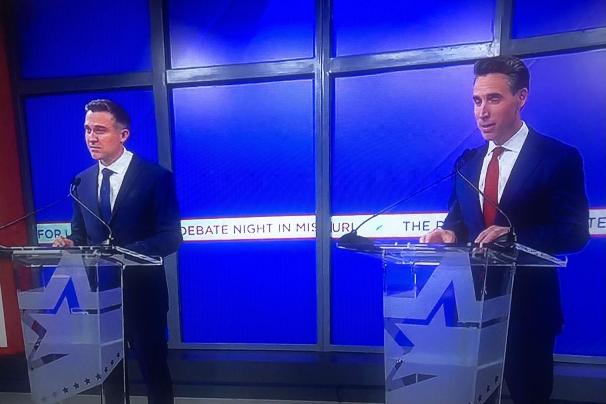 Josh Hawley, Lucas Kunce debate insurrection, abortion