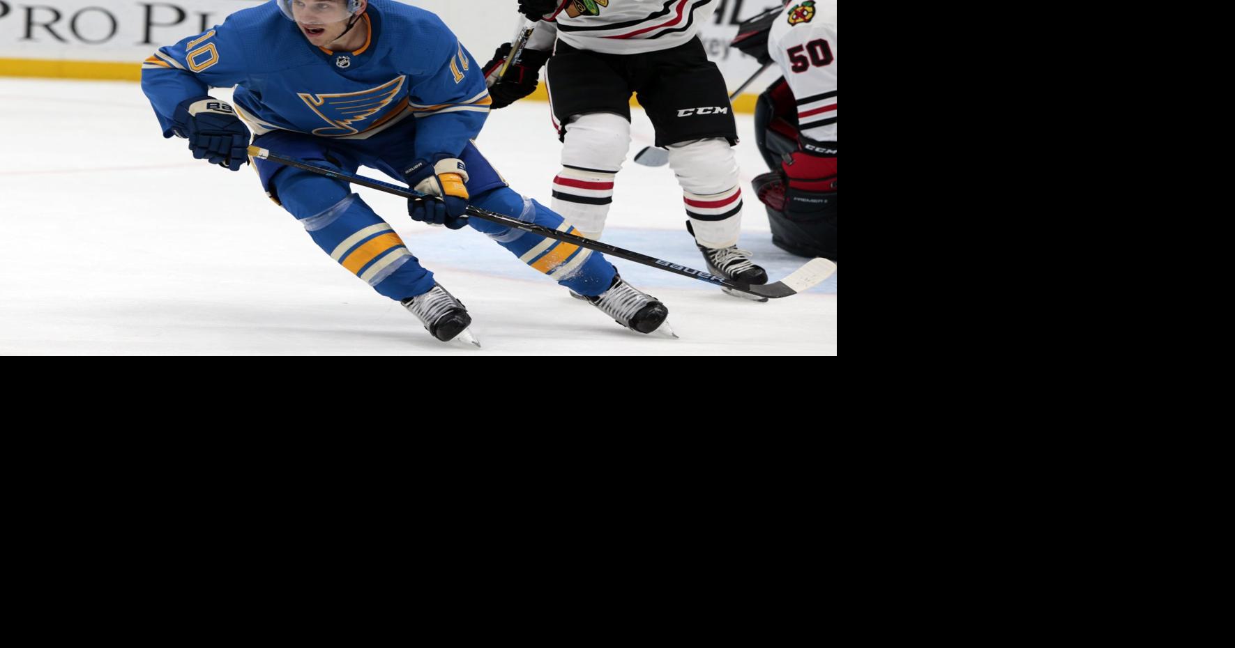 Schenn back in Blues lineup as a winger