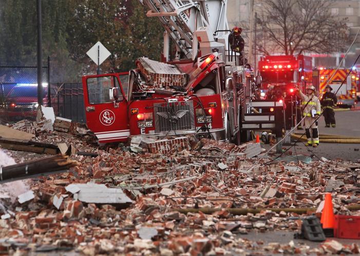 Massive warehouse fire in St. Louis smolders into Thursday