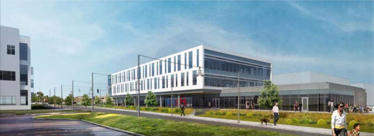 First look: Rendering of TechShop building at Cortex