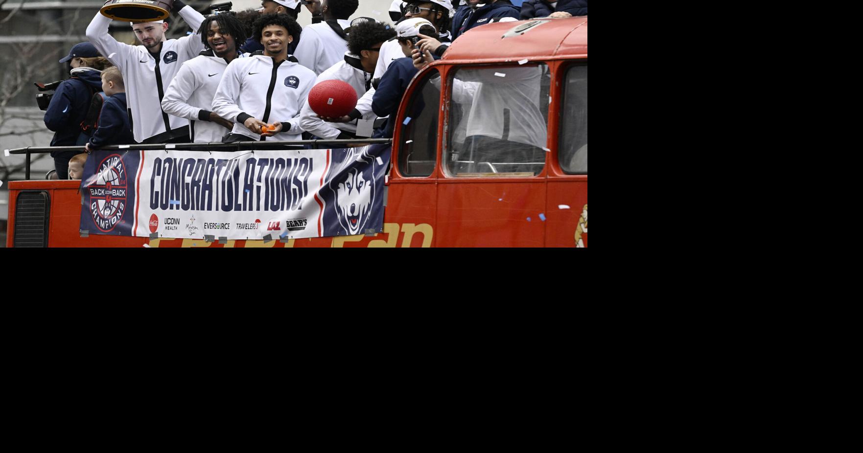 UConn fans gather to celebrate another championship
