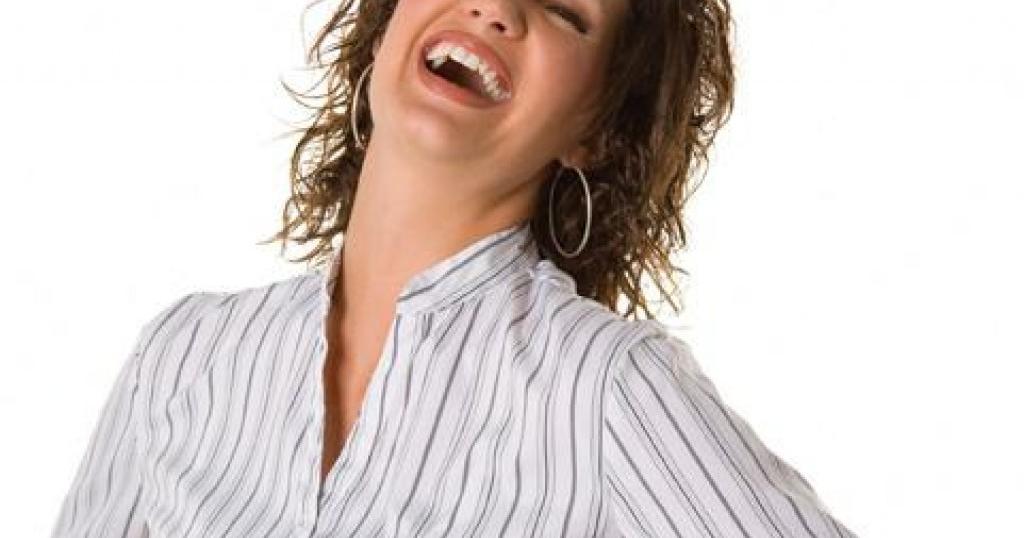 Laughing and praying mix on holy humor Sunday