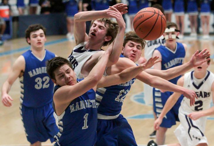 Strieker helps Breese Central knock down Alton Marquette again