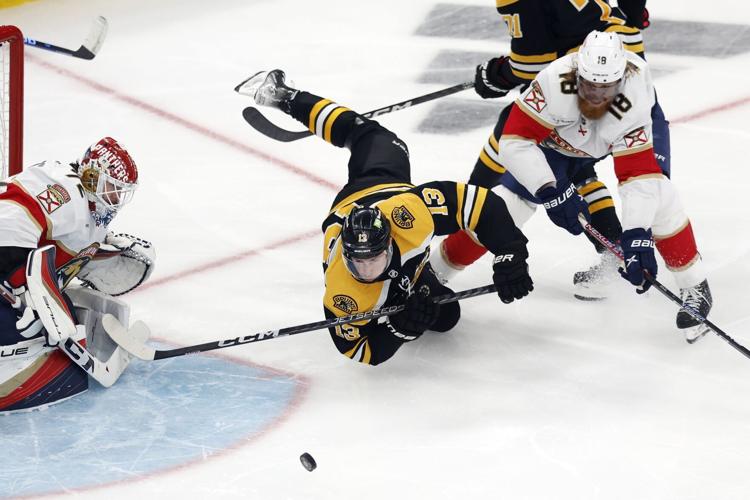 Panthers oust record-setting Bruins 4-3 in OT in Game 7