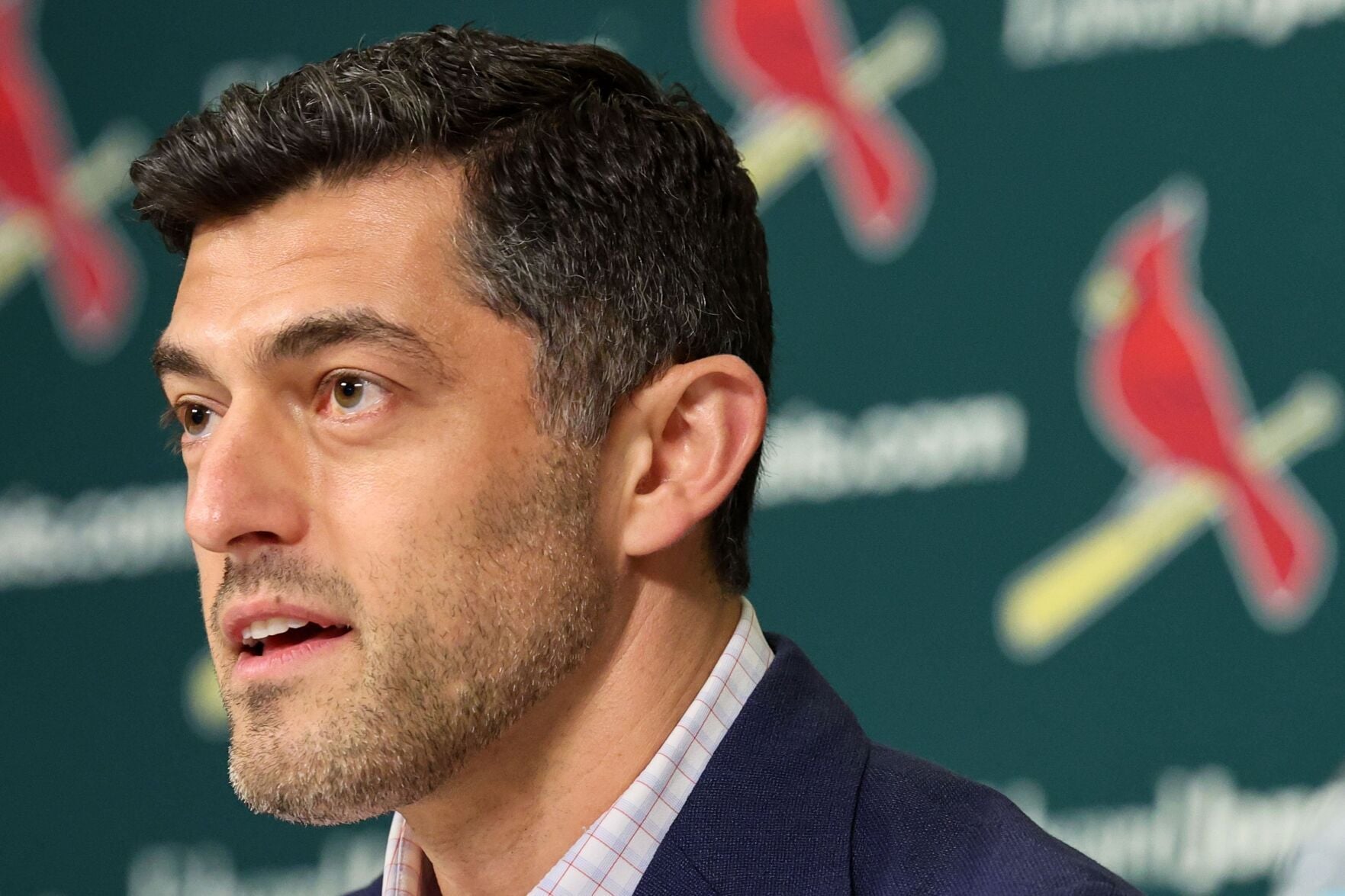 Photos: Chaim Bloom introduced as new Cardinals leader