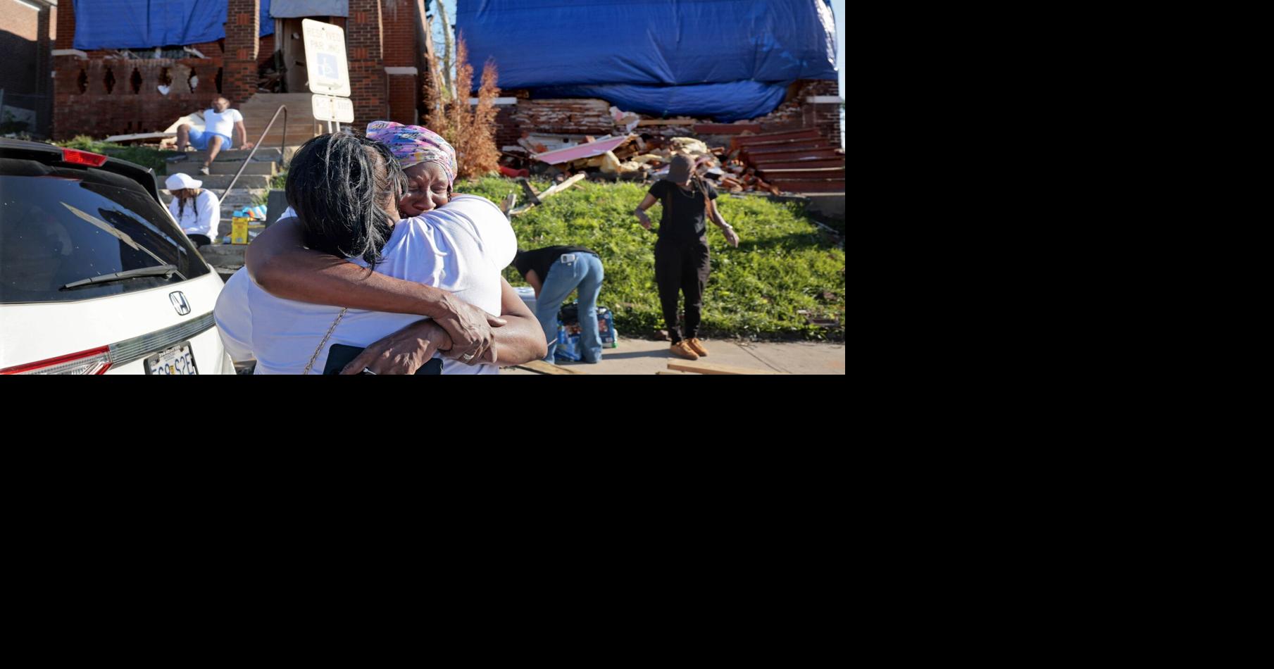 Confronting tornado’s aftermath on historic St. Louis street