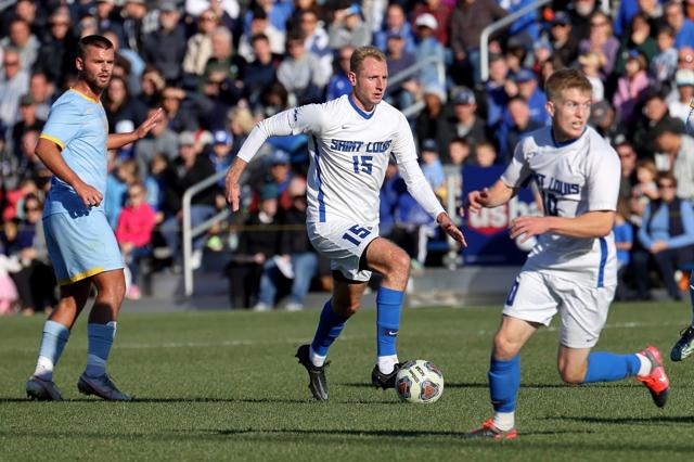 SLU soccer team rolls in front of record crowd
