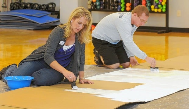 Edwardsville YMCA creates cartoon-themed float for Halloween parade