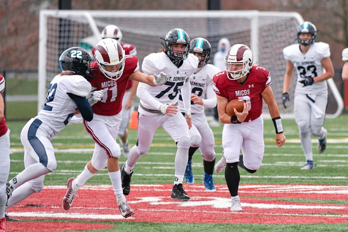 Hall's opening kickoff return helps MICDS roll past St. Dominic | High ...