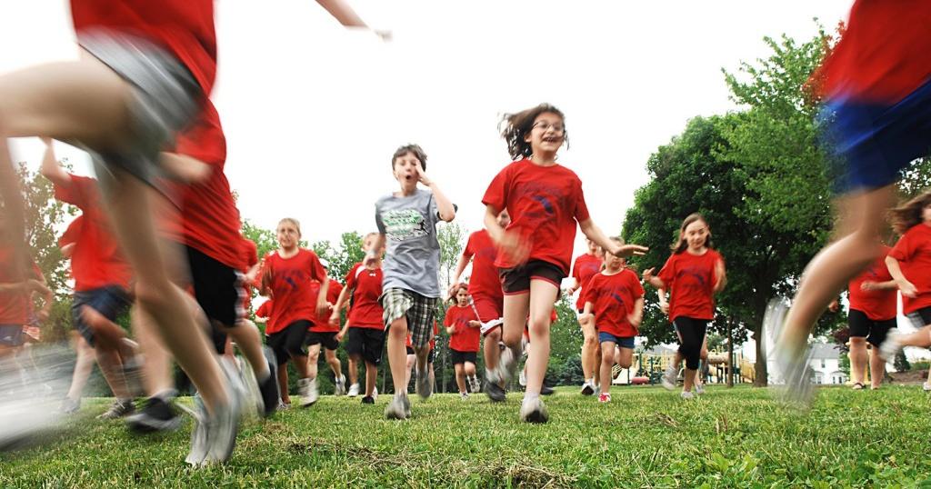 POKIN AROUND: To run is fun, Henderson kids get exercise old-fashioned way
