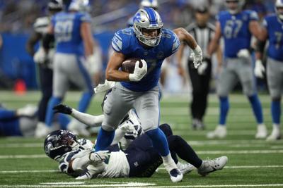 Highland native, Lions tight end Sam LaPorta off to a record start to ...
