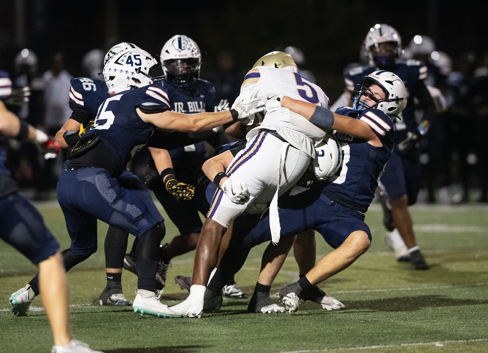 Corde Gage uses hands and feet to help CBC roll by SLUH for MCC ...
