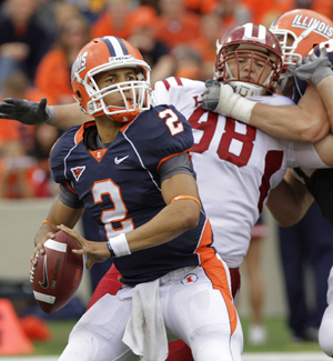 Good run for Scheelhaase as Illini quarterback