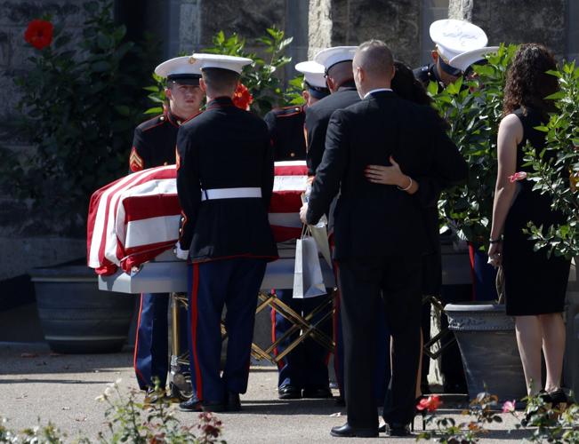 Funeral for Belleville Marine draws hundreds