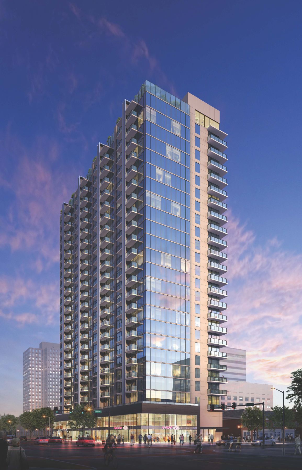 25-story apartment tower proposed in Clayton