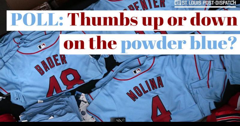 Poll: Thumbs up or down on the powder blue Cardinals uniforms?