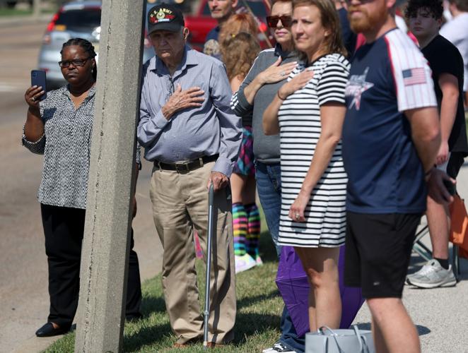 Funeral for Belleville Marine draws hundreds