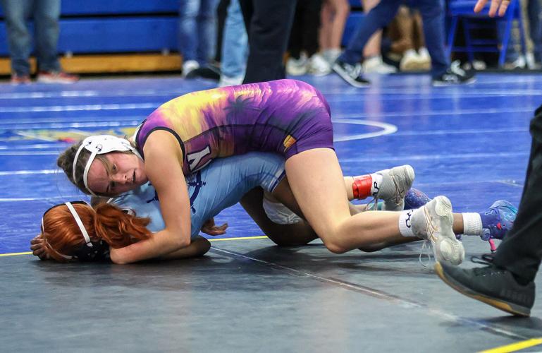 Francis Howell Central edges Troy for GAC girls wrestling team title