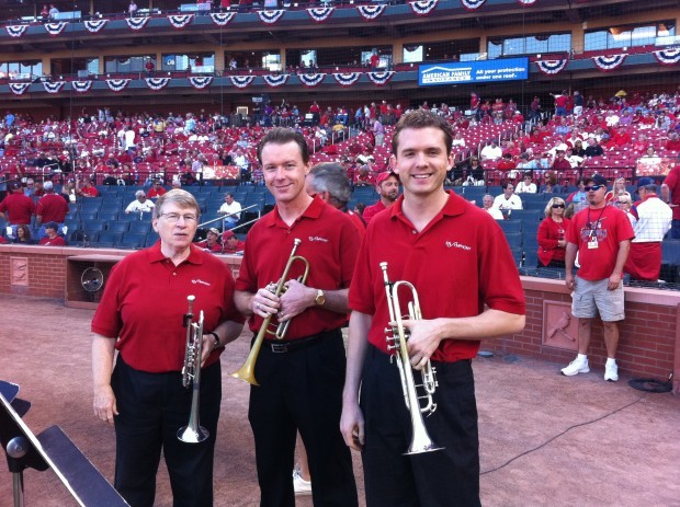 Were the St. Louis Symphony Orchestra trumpets good luck for the Cards?