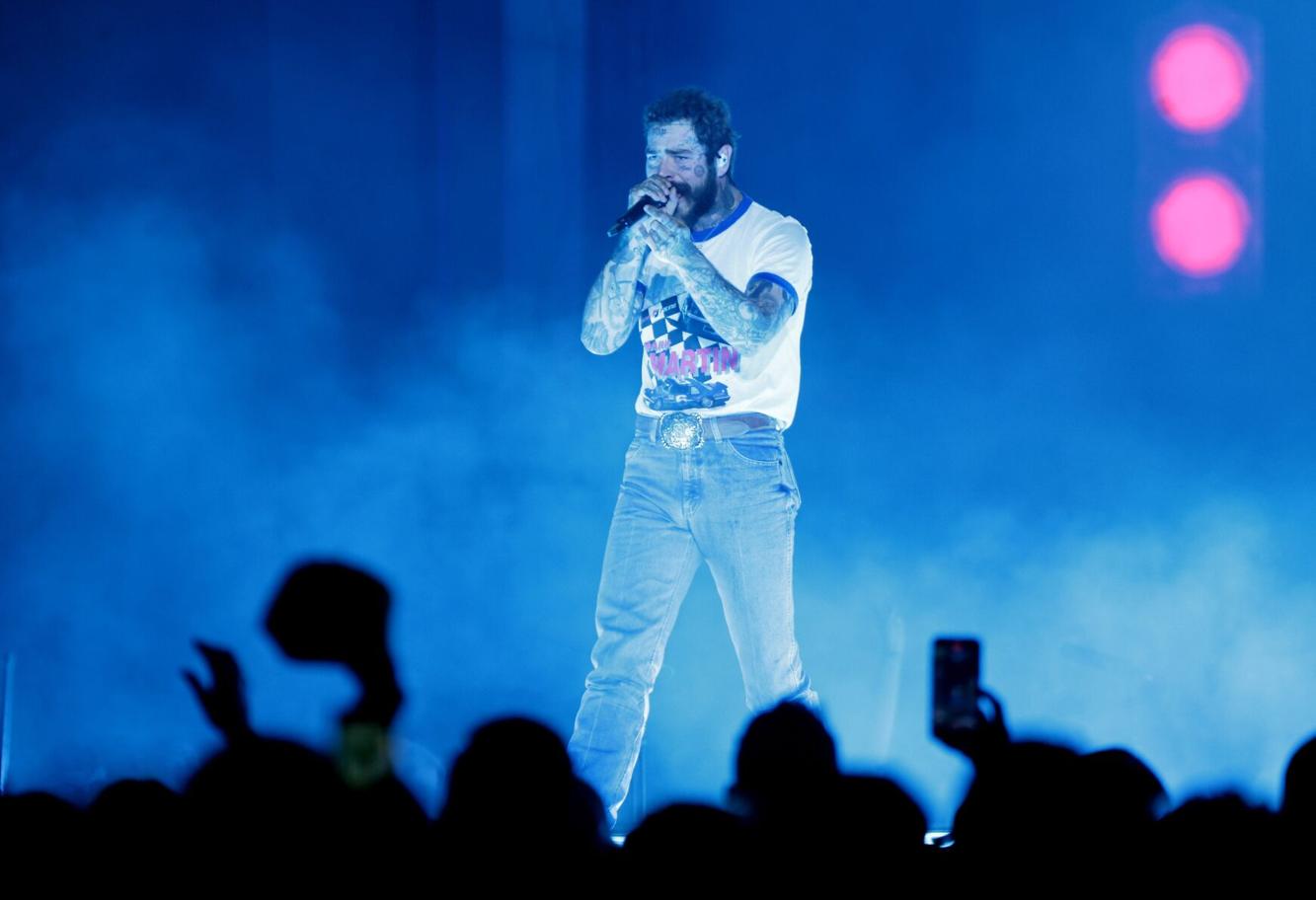 Photos: Post Malone wows Busch Stadium crowd along with Jelly Roll and ...