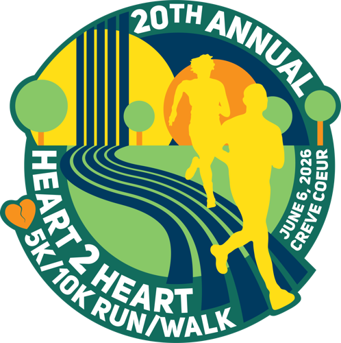 Heart to Heart 5K/10K run/walk in Creve Coeur, Missouri