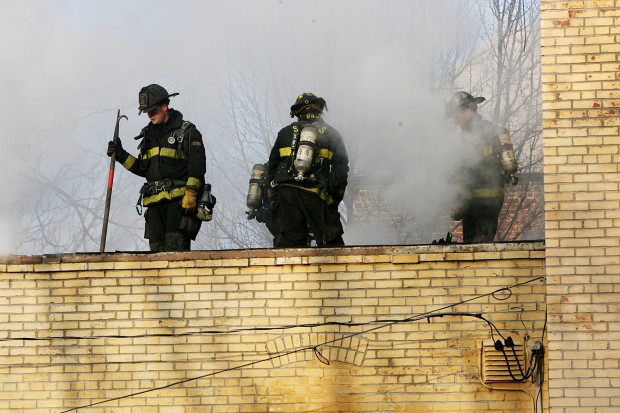 St. Louis firefighters battle blaze in West End