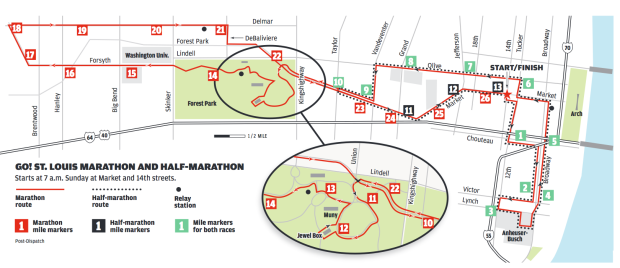 Quest for 50 marathons this year brings runner to St. Louis