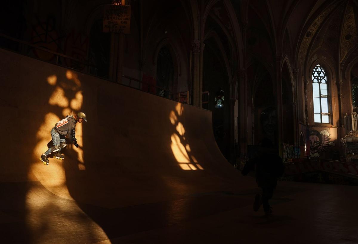 How an unlikely duo saved St. Liborius: They put a skate park inside.