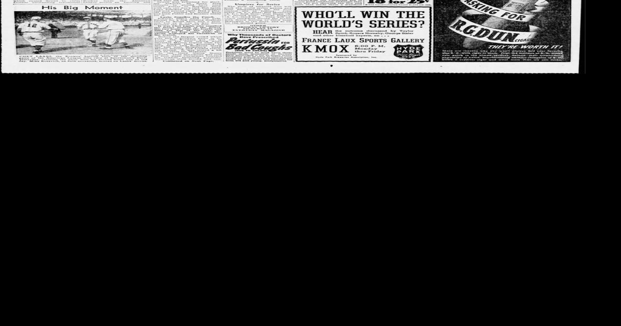 Oct. 2, 1944: St. Louis Browns' World Series Opener