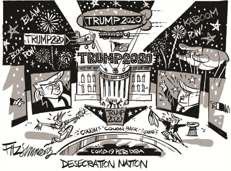 In the cartoons: Trump's America; BLM; Kenosha