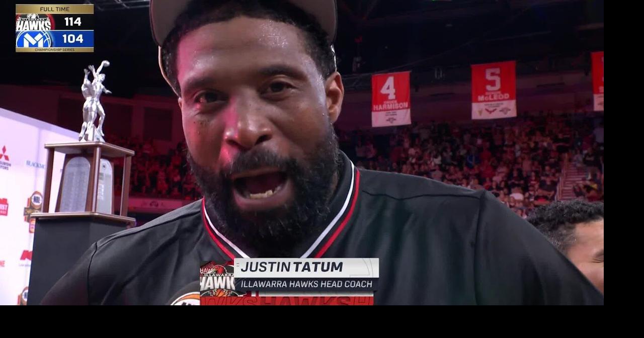Justin Tatum post-game interview vs Melbourne United - Championship ...