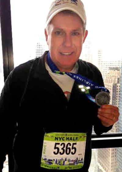 Frequent flier makes his mark on the ground