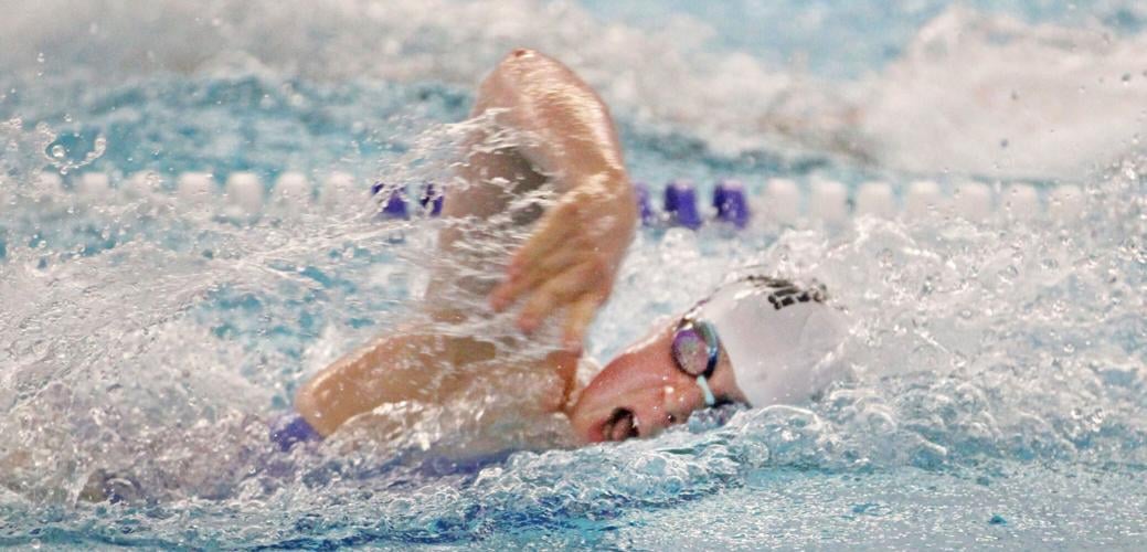 Girls swimming: Stoughton’s Cheyenne Borroughs wins three events in ...