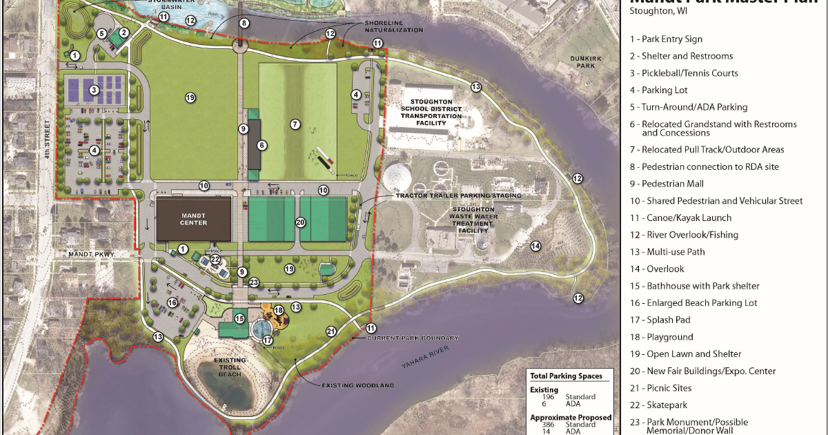 Mandt Park Master Plan adds splash pad, pedestrian bridge, new expo ...