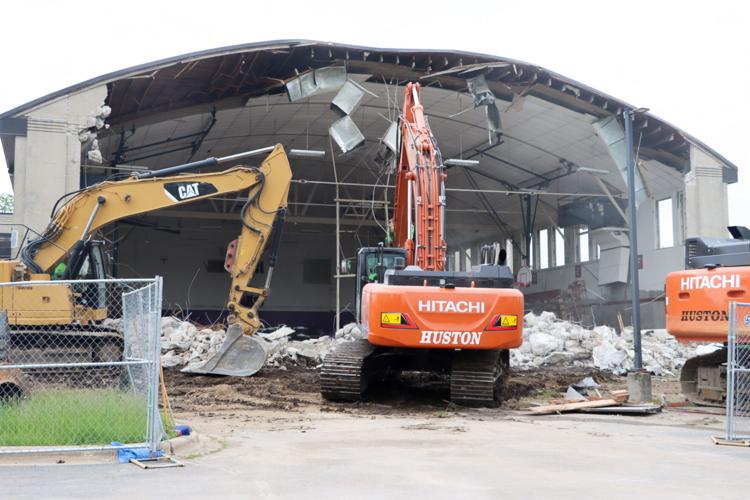 End of an era: Former Stoughton Armory, Community Gym demolition began ...