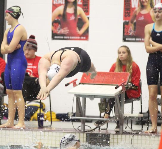Girls swimming: Melanie Regan leads Stoughton at Division 2 state meet ...