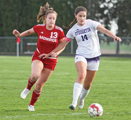 Girls soccer: Noelle Hanson, Hayley Millard lead Stoughton by Monroe ...