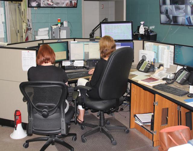 Dispatch center lobby, reception area under construction | Local News ...
