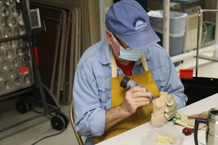Carving out social time: Senior Center woodworking class members enjoy ...