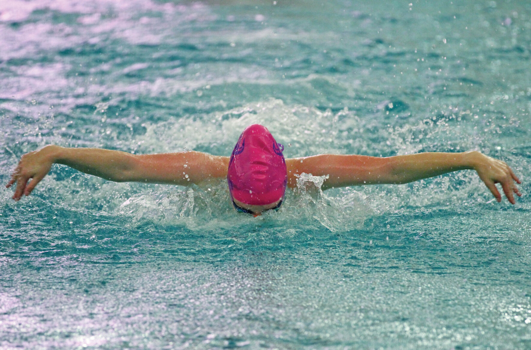Girls swimming: ‘It definitely challenged me’ – Stoughton’s Cheyenne ...