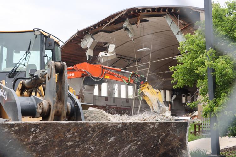 End of an era: Former Stoughton Armory, Community Gym demolition began ...