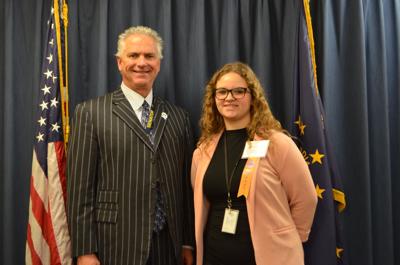 Sen. Bassler welcomes Carlisle student to Statehouse | News | sullivan ...