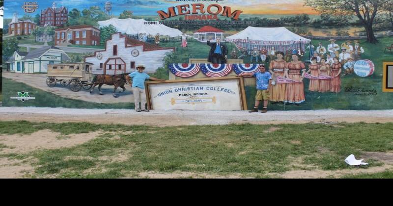 Mural offers vibrant glimpse into Merom's history | News | sullivan ...