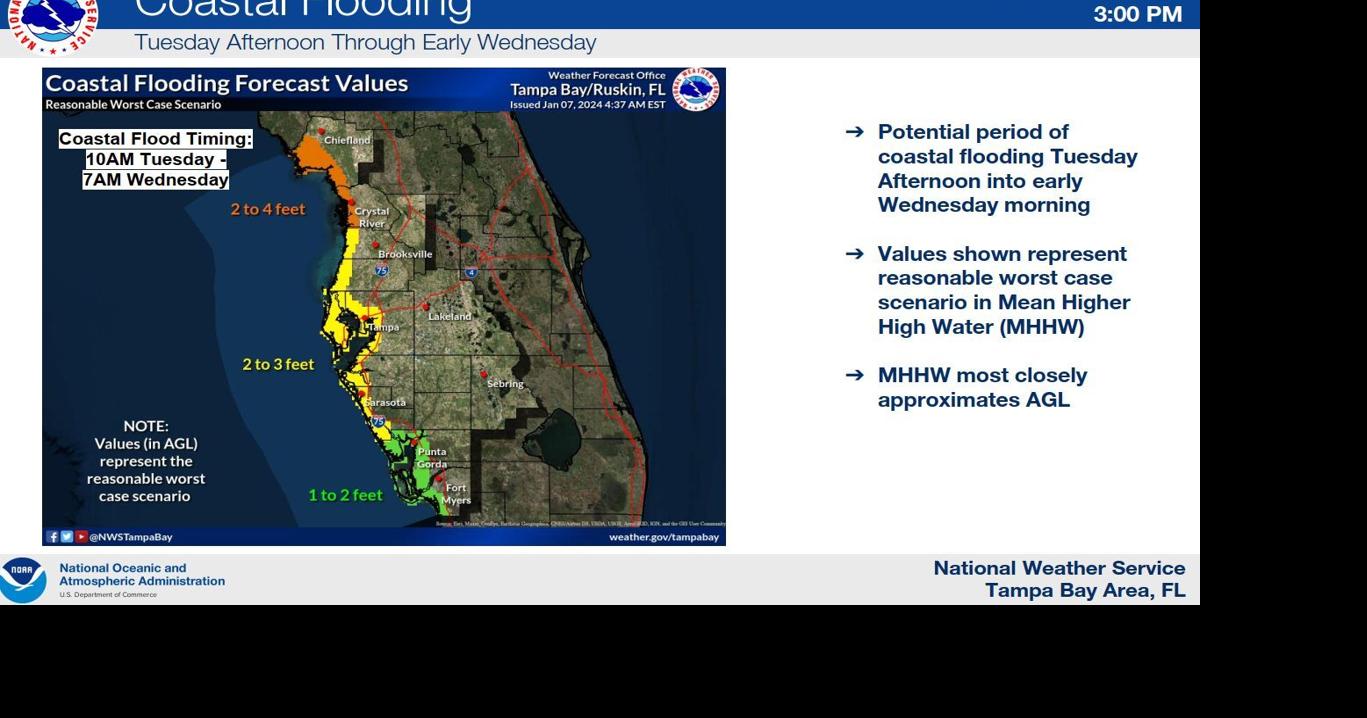 National Weather Service issues Coastal Flood Warning | News ...